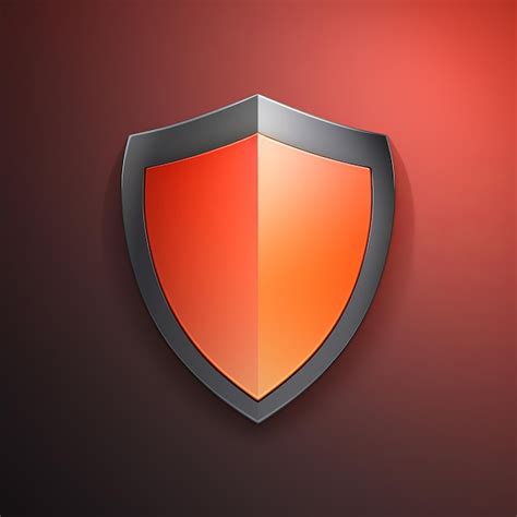 Premium Photo Orange Sentinel The Minimalistic Symbol Of Safety And