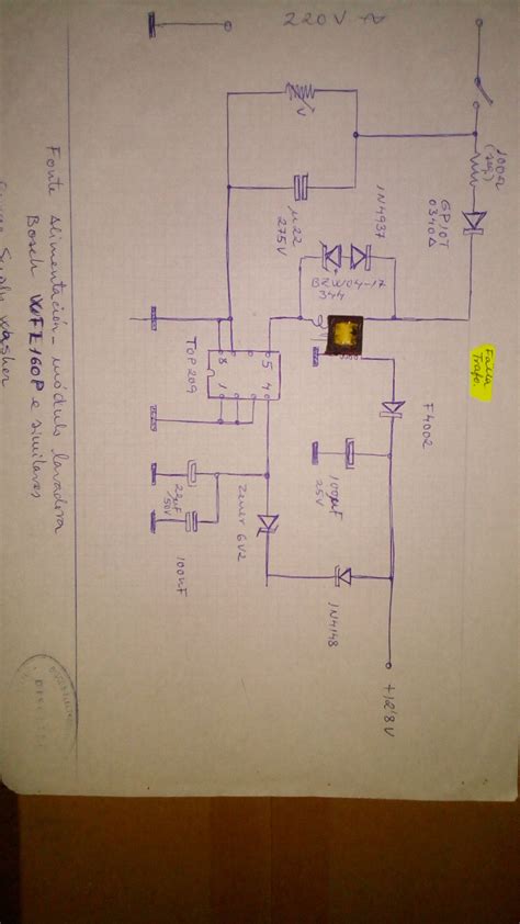 BOSCH WFL160P WASHER POWER SUPPLY SCH Service Manual Download