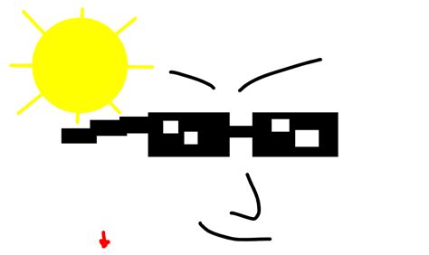 óculos De Sol Desenho De Krewin Gartic