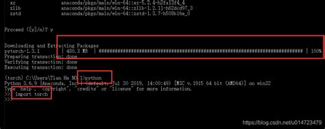 anaconda如何安装pytorch？ conda安装torch包 csdn博客