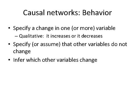 Introduction To Causal Network Analysis And Bettys Brain