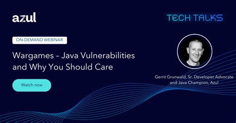 Webinar Java Vulnerabilities And Why You Should Care