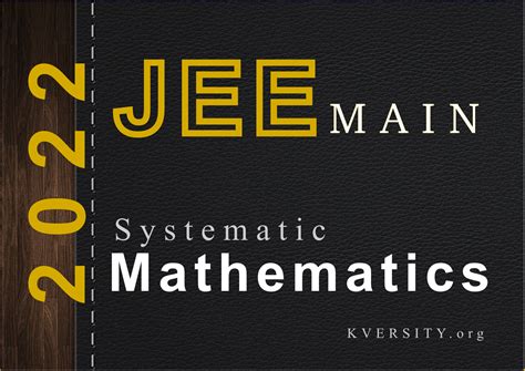 Jee Mathematics 2022 Kversity