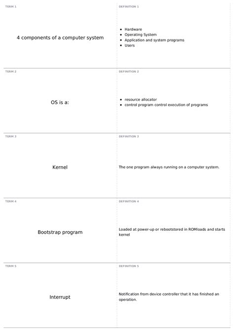 Cs460509 Fa13 Midterm Csci 460 Operating Systems Docsity
