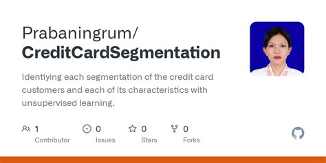 github prabaningrum creditcardsegmentation identiying each