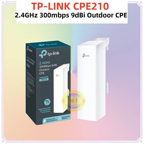 Tp Link Cpe 210 24ghz 300mbps 9dbi Ap Repeater Outdoor Access Point 3
