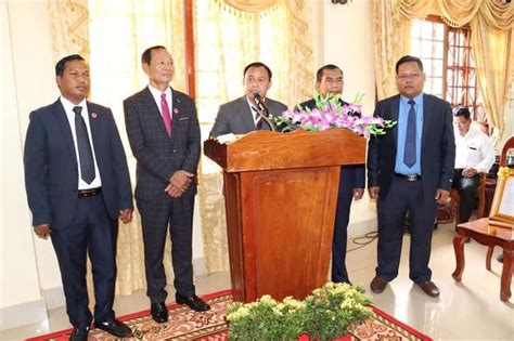 ពិធីប្រកាសចូលកាន់មុខតំណែង អភិបាលរង នៃគណៈអភិបាលខេត្តមណ្ឌលគិរីចំនួន ៥រូប ក្រសួងព័ត៌មាន