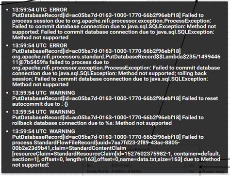 Solved Error Putdatabaserecord Hive Connection Pool Cloudera