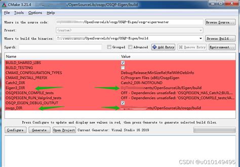 vs2019完成osqp与osqp eigen编译、环境配置以及程序测试 vs osqp csdn博客