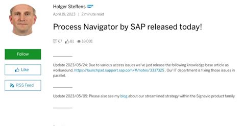 Adventas Consulting Gmbh On Linkedin Sap Signavio Process Navigator Released Today