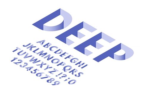 세련된 글꼴 알파벳 무료 벡터