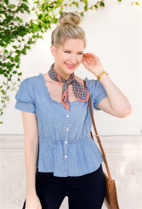 How To Wear A Bandana 5 Ways Ashley Brooke