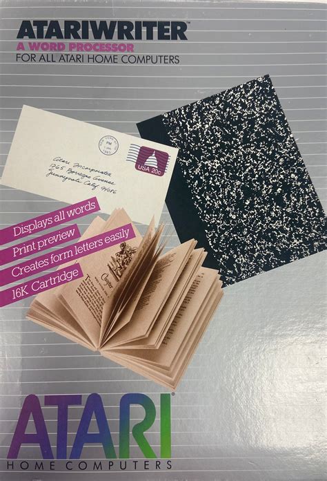 Atariwriter A Word Processor Atari 400800 J2games