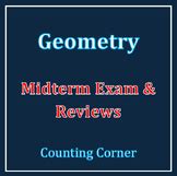 Geometry Midterm By Counting Corner TPT
