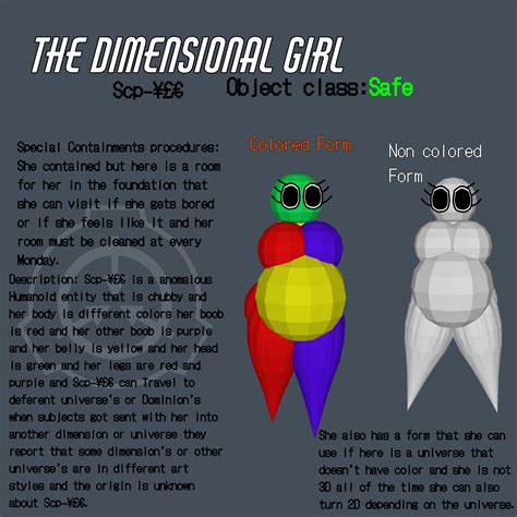 Dimensional Girl Scp Oc By Unkownfenikenfox On Deviantart