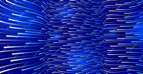 Premium Vector Big Data Flow Technology And Science Vector Background Tech Abstraction With