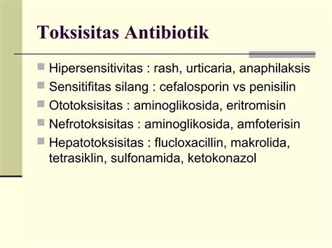 Farmakologi I Antibiotika Ppt
