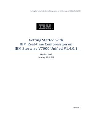 Fillable Online Service Boulder Ibm ComstoragesanIBM Real Time Compression Evaluation User Guide