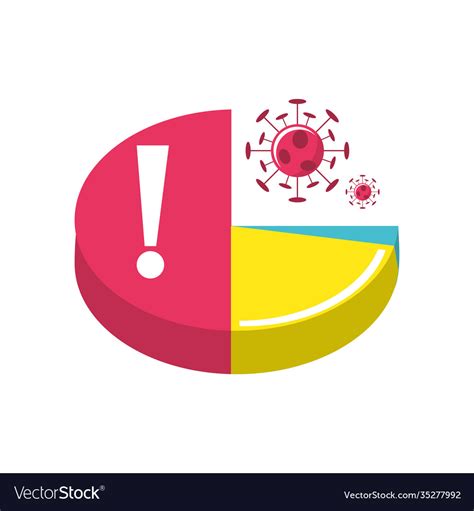 Business Pie Chart Investment And Risk Management Vector Image