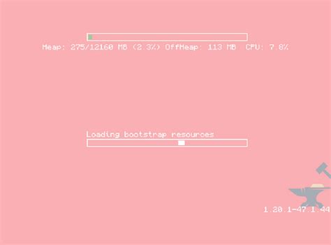 Loading Bootstrap Resources Loading Screen Stuck Version 1 20 1 Forge Version 47 1 44 R