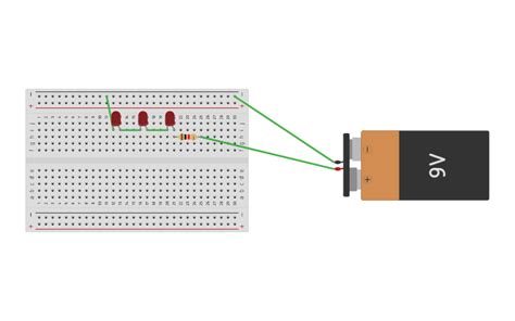 Circuit Design Practica Dos Circuito En Serie Tinkercad