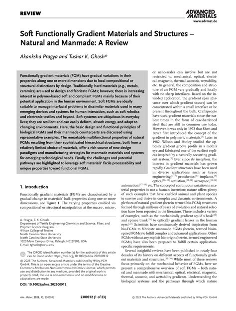 Pdf Soft Functionally Gradient Materials And Structures Natural And
