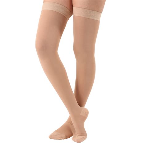 Opaque Compression Thigh Highs For Women 20 30mmhg A203w Absolute