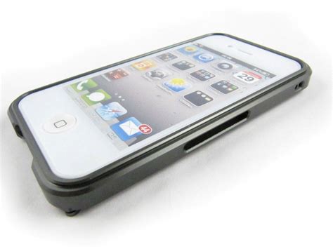 Blade Aluminum Bumper Case Iphone 4 Gunmetal Grey