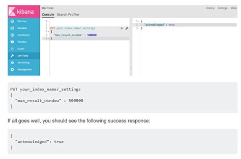 elastic search error queryphaseexecutionexception[result window is too