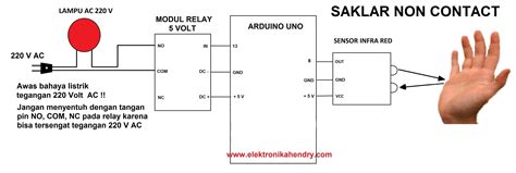 Ardunio Part 28 Membuat Saklar Non Contact Dengan Sensor Ir Infrared Elektronika Hendry