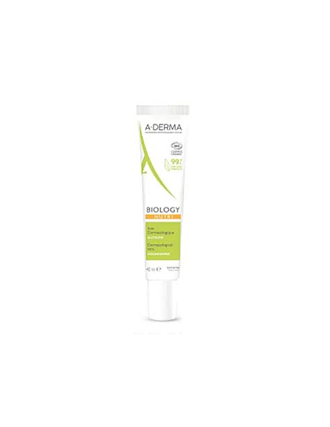 Aderma Biology Nutri Soin Nutritif Dermatologique Bio 40ml Achat Sur