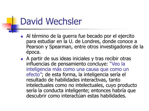 Ppt Test De Wechsler Powerpoint Presentation Free Download Id1273427