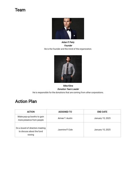 Simple Strategic Plan Template For Nonprofits