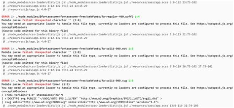 解决使用Webpack打包Awesome fonts时Cant resolve webfonts fa regular eot Arkylin的小屋