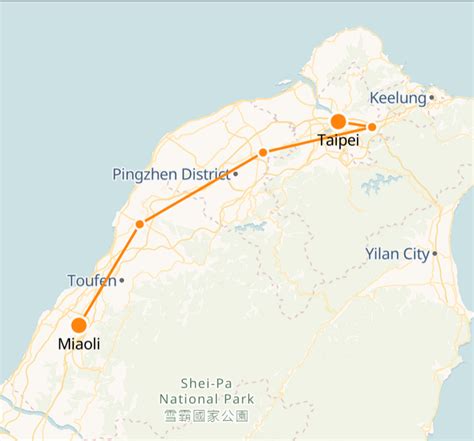 Taipei To Miaoli Train Schedule Train Tickets And Rail Map