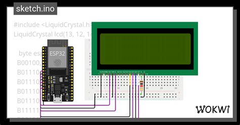 Atividade Lcd Wokwi Esp32 Stm32 Arduino Simulator