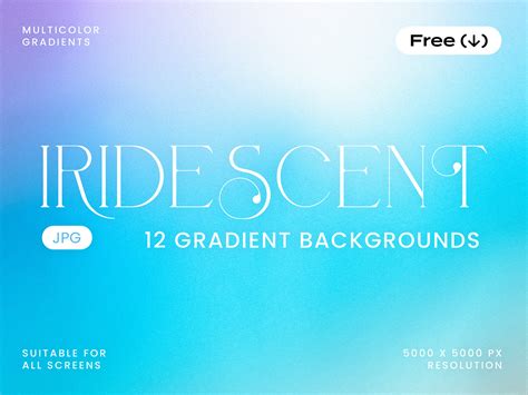 Iridescent Gradient Backgrounds By Pixelbuddha On Dribbble