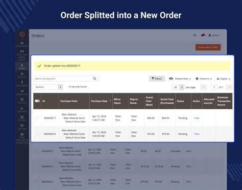 Magento Split Merge Order Combine Multiple Orders WebKul
