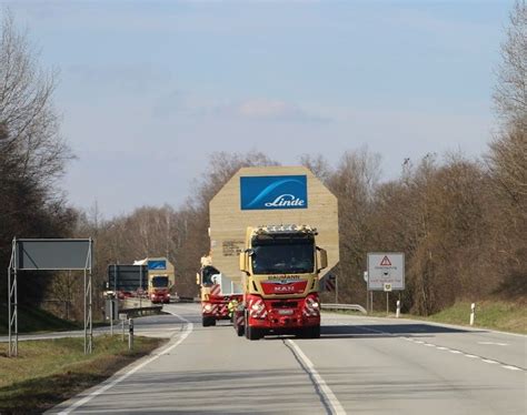 Viktor Baumann Gmbh Completes Transport Of Two 154t Tanks For Linde