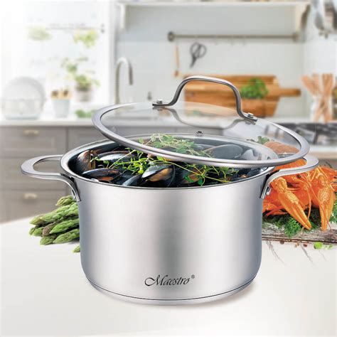 Кастрюли с крышками серии MR-3505 – Feel-Maestro.eu