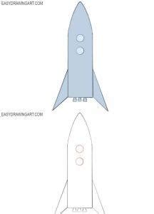 20 Easy Rocket Drawing Ideas How To Draw A Rocket