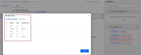 Data Table In Power Automate Desktop Sharepoint And Microsoft Power Platform Tutorials Spguides