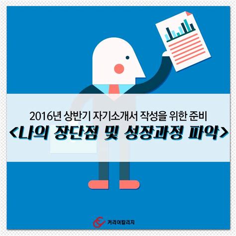 커리어칼리지 자소서 작성을 위한 장단점 및 성장과정 파악하기 자소서 항목 중 가장 빈번하게