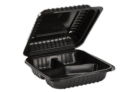 Black Clamshell Packaging Plastic Container Manufacturer And Supplier