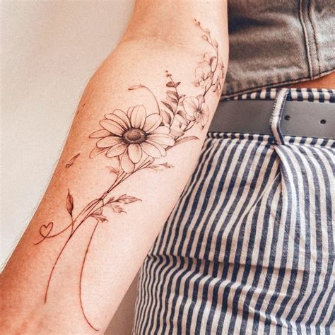 Sunflower Mom Tattoos Sunflower Tattoo Shoulder Tattoos