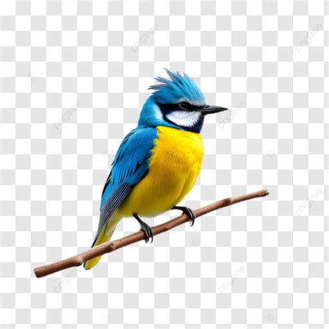 생동감 넘치는 푸른 박새 새 얇은 나뭇가지 위에 자리 잡고 있다 밝은 노란색 배 눈에 띄는 문장 날카로운 검다 검정색 부리 흰색