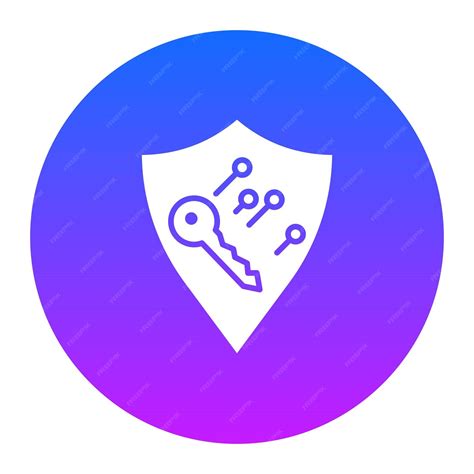 Premium Vector Key Encryption Vector Illustration