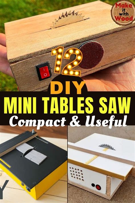 Simple Diy Mini Table Saw Ideas Make It With Wood
