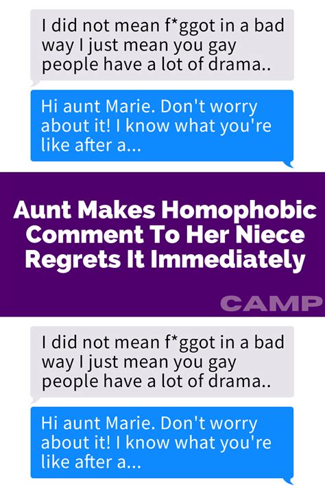 Aunt Makes Homophobic Comment To Her Niece Regrets It Immediately Artofit