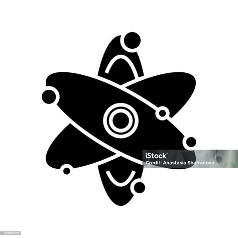 화학 연결 검은 색 아이콘 개념 그림 벡터 플랫 기호 글리프 기호 Dna에 대한 스톡 벡터 아트 및 기타 이미지 Dna 개념 건강관리와 의술 Istock